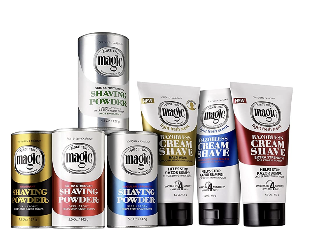 Magic-Shave-Shaving Powder/Razorless Hair Removing Cream | eBay