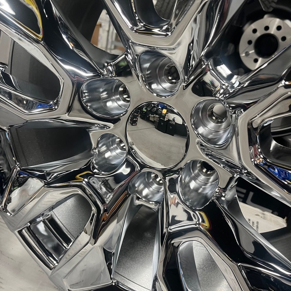 4 New 20” chrome 2023 Chevy Silverado RST OE replica wheels Tahoe ...
