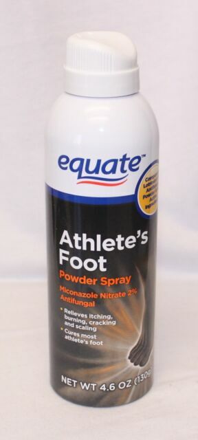 Athlete's Foot Powder Spray 4.6 Oz Miconazole Antifungal EQUATE for ...