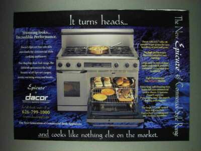 1997 Dacor Epicure ERSD48 Dual-fuel Range Ad | eBay