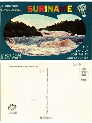 CPM SURINAME-Wonotobo rapids in the Corantijn river (330180) | eBay