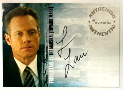 Lost Season 1 Autograph Card A10 Fredric Lane as Marshal Edward Mars ...