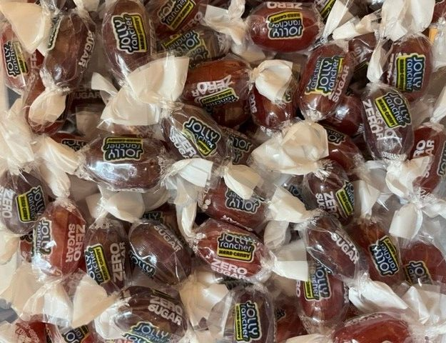 JOLLY RANCHER *ZERO SUGAR* Hard BULK Candy GRAPE/RASPBERRY Sugar Free ...
