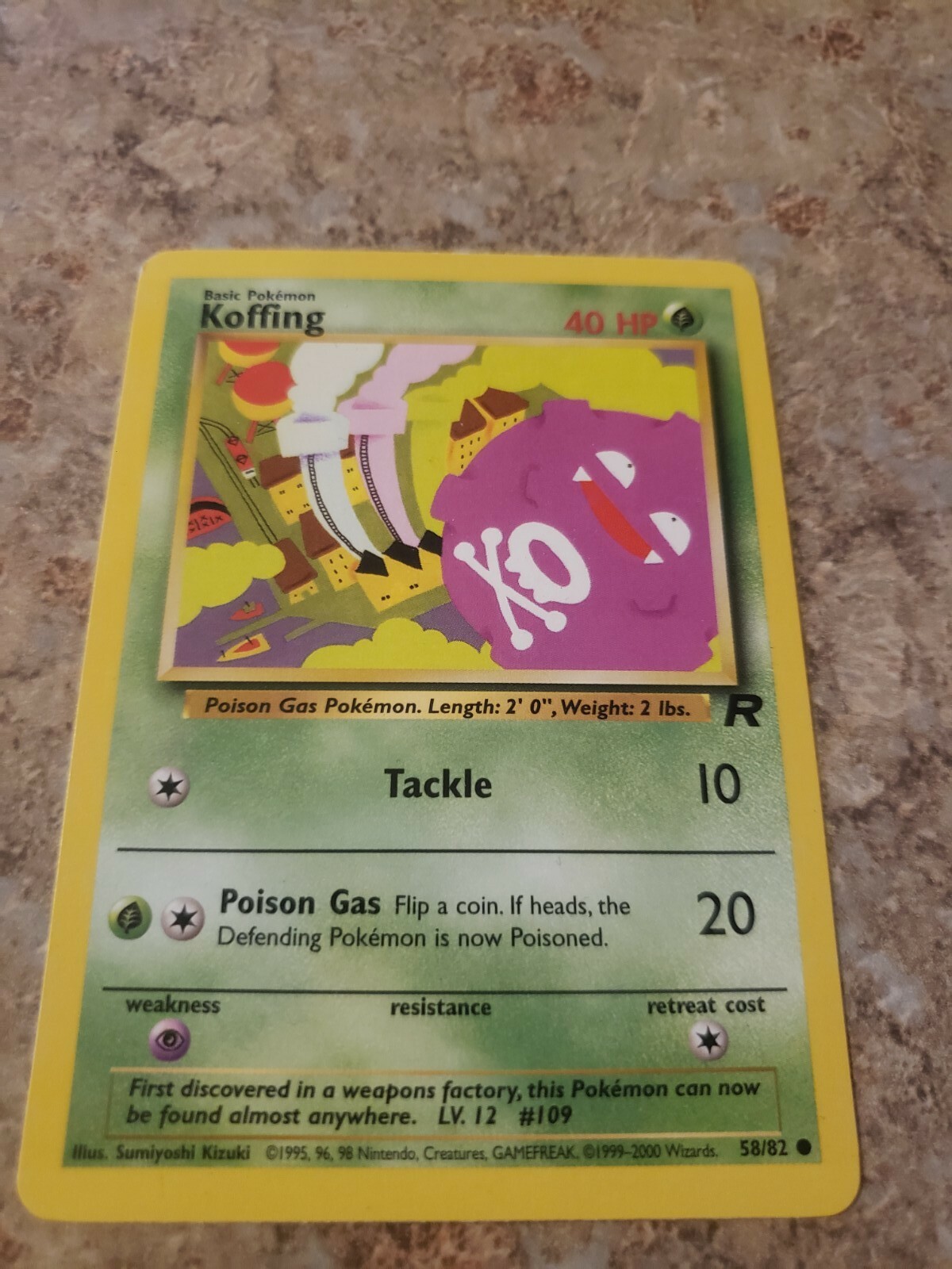 Koffing 58/82 Team Rocket Unlimited Common Pokemon Trading Card | eBay