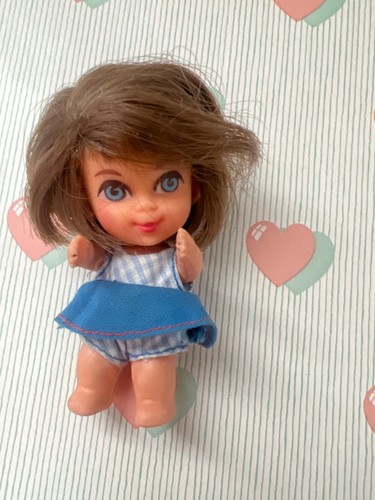 Vintage Liddle Kiddle Babe Biddle Doll Brunette Mattel 3” | eBay
