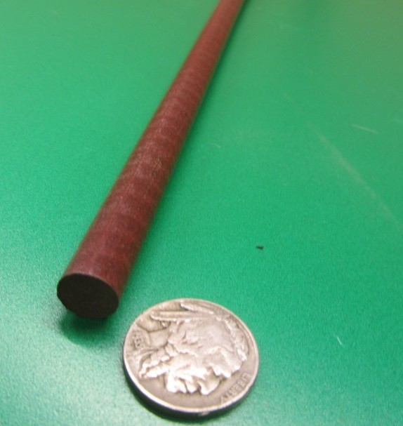 PTFE Rulon LR Round Rod, Maroon Tint, 3/8" Diameter x 1 Foot Length | eBay