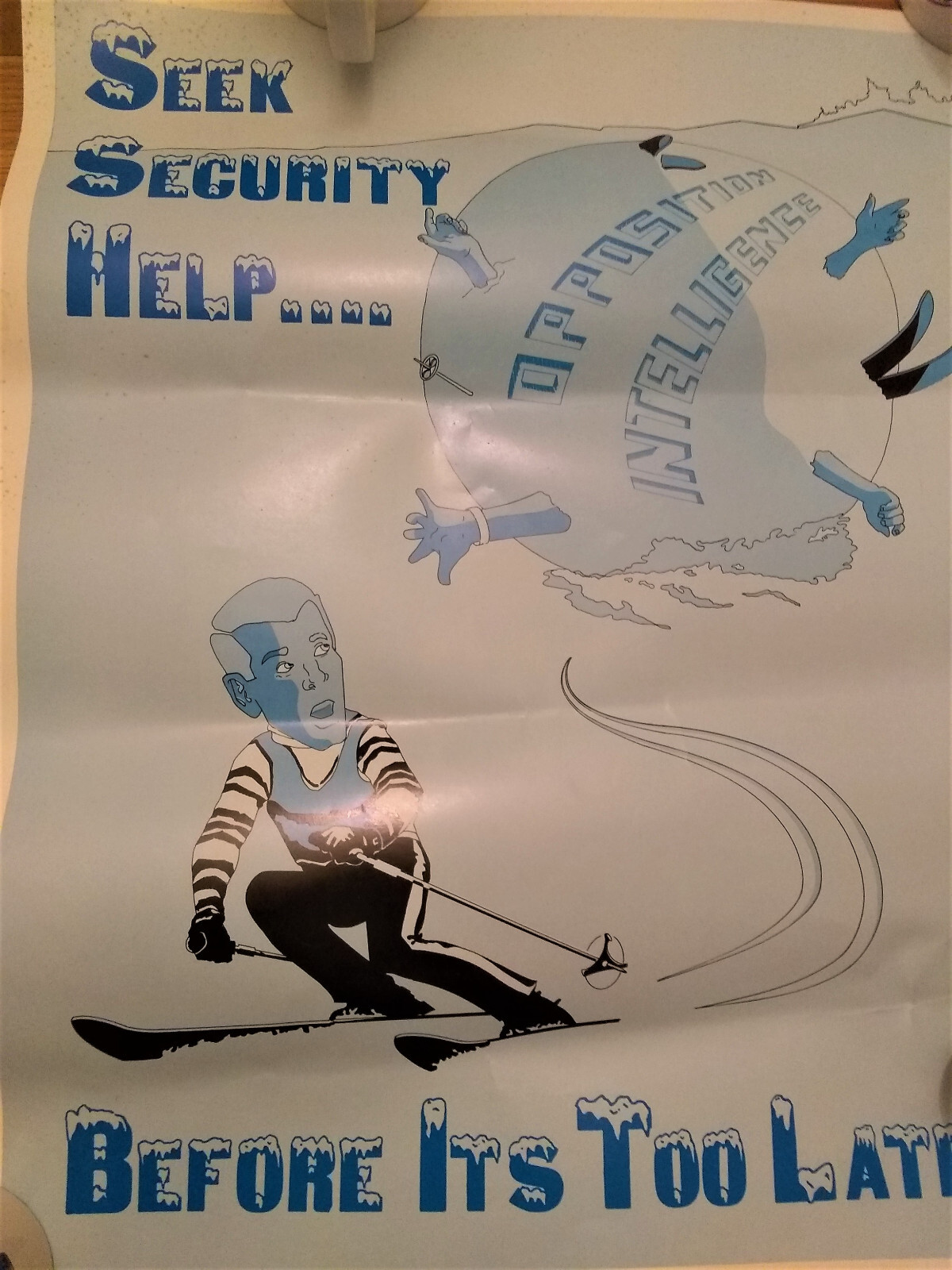 Genuine Vintage U.S. Government Counterintelligence Security Poster ...