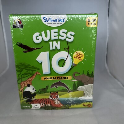 (NIB Sealed) Skillmatics Guess in 10 Animal Planet Card Game | eBay
