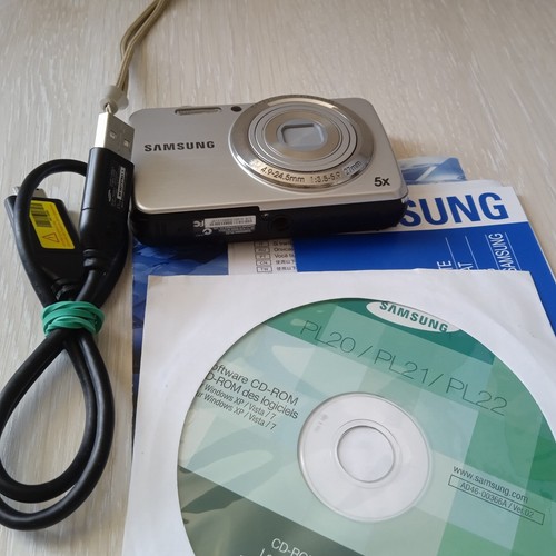 Samsung Digital Camera PL22 14.2MP Silver Tested Tested #0095 | eBay