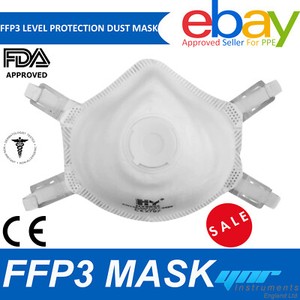 FFP3 Face Mask Cup Dust Masks Valved P3 N99 Disposable Respirator ...