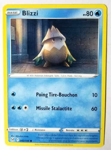 Carte Pokémon Blizzi 042/196 Origine Perdue FR © | eBay
