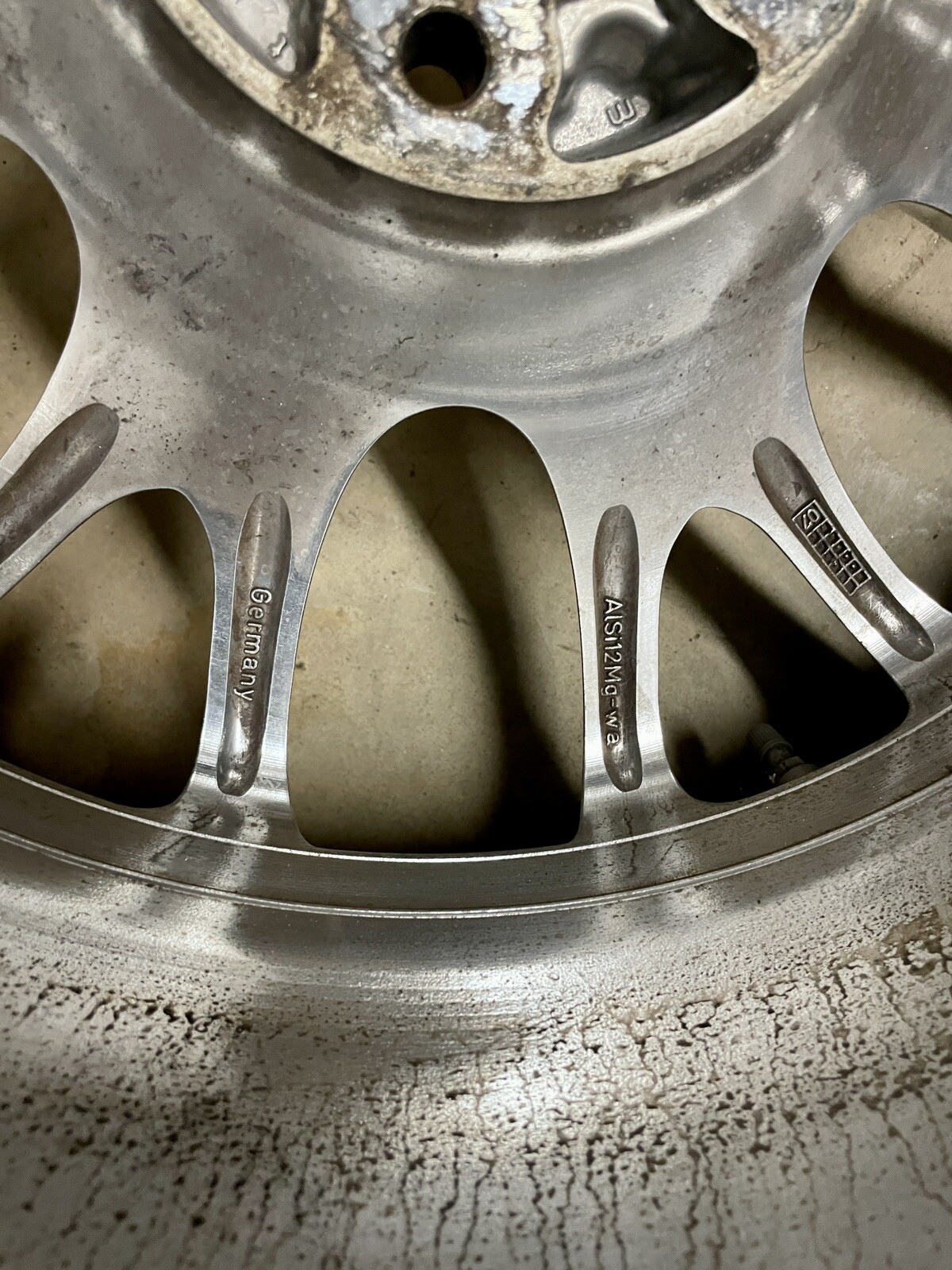 Genuine OEM Factory Ferrari 612 599 Challenge POLISHED 20x10 inch Rear ...