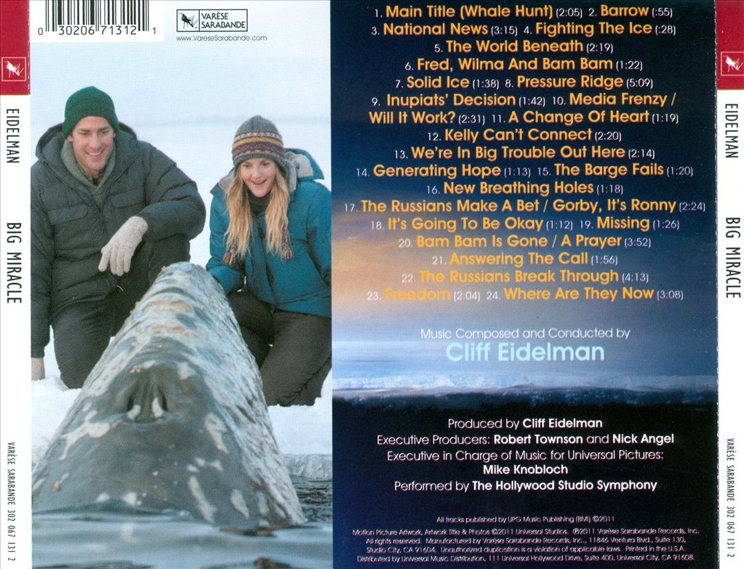 ORIGINAL SOUNDTRACK - BIG MIRACLE [ORIGINAL MOTION PICTURE SOUNDTRACK ...