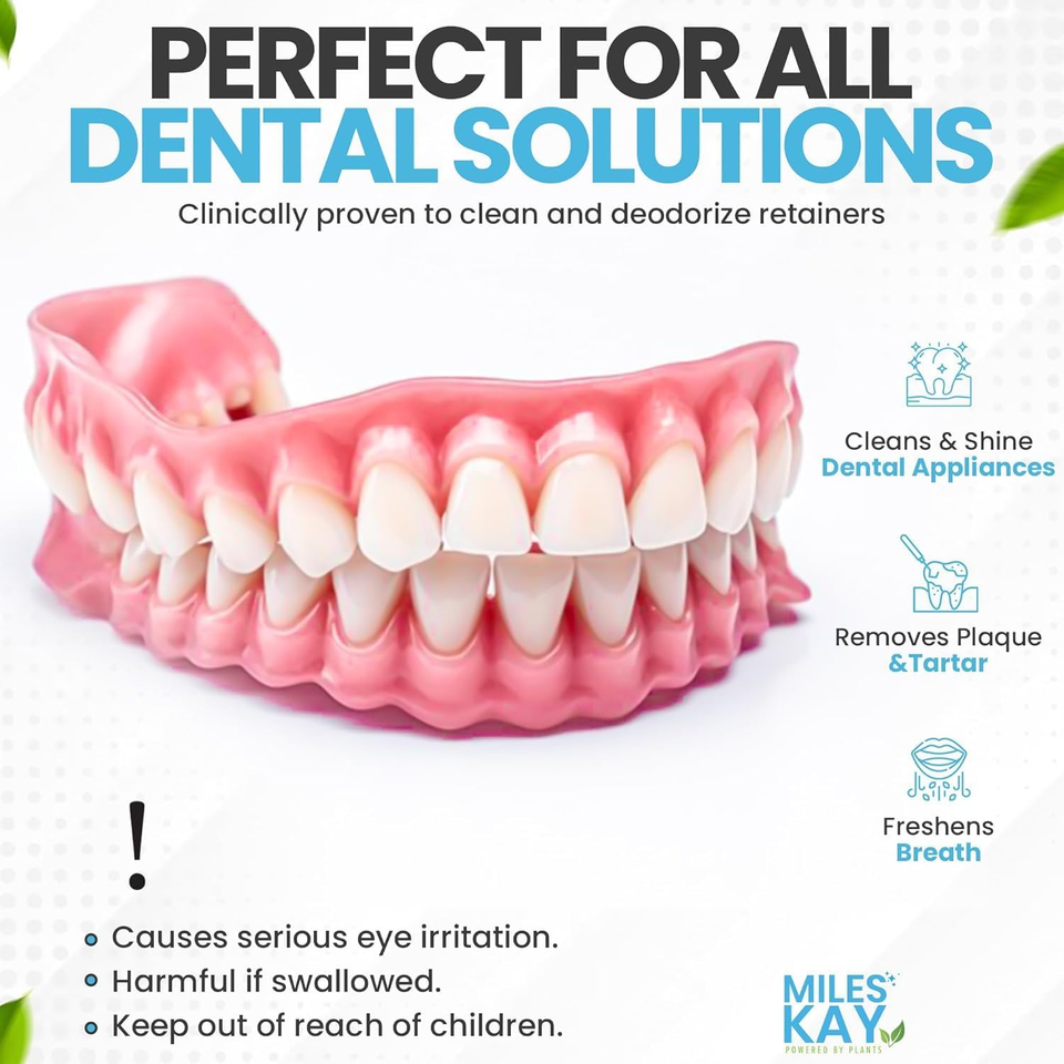 Retainer Cleaner Tablets (30 Pack) Keep Your Retainer Fresh, Brite and ...