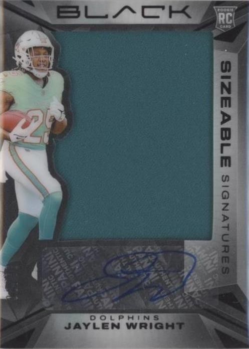 2024 Panini Black - Sizeable Signatures Rookie Jerseys Jaylen Wright # ...