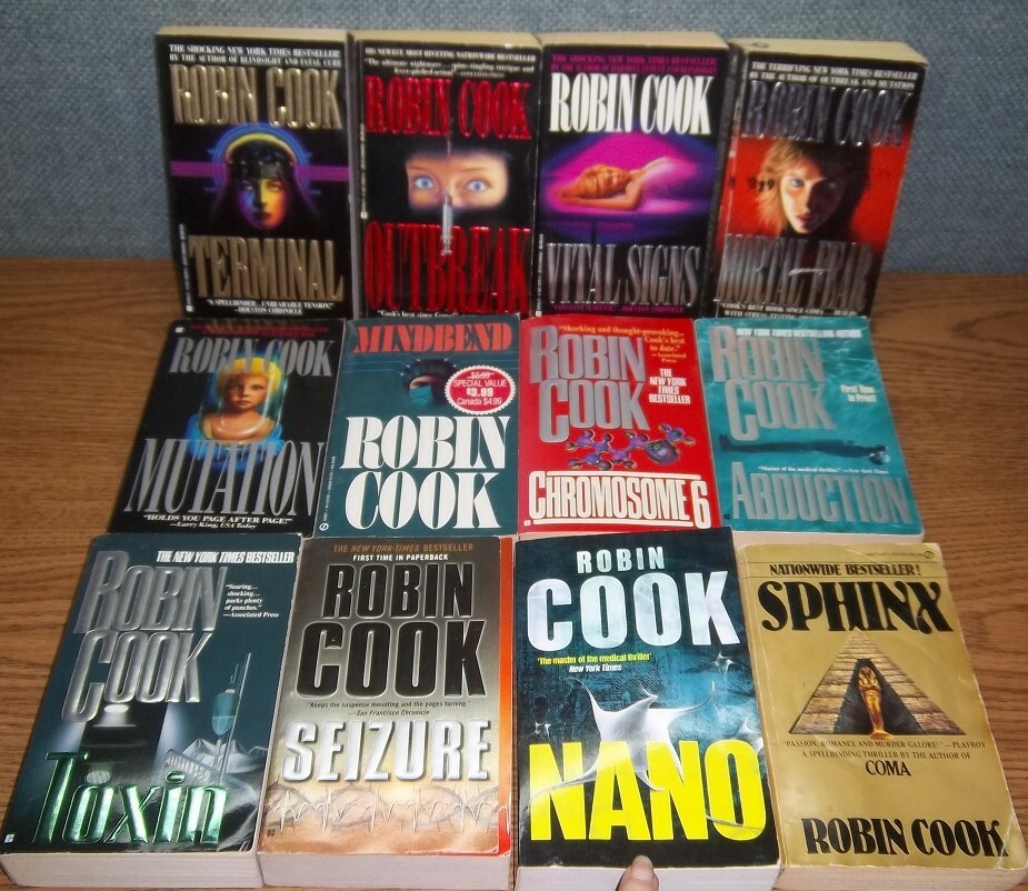 LOT Robin Cook SPHINX Terminal OUTBREAK Mutation MINDBEND Abduction ...