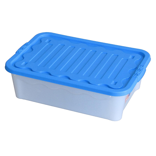 Contenitore space box Eco Storage Vulcano 60x40x17cm con coperchio ...