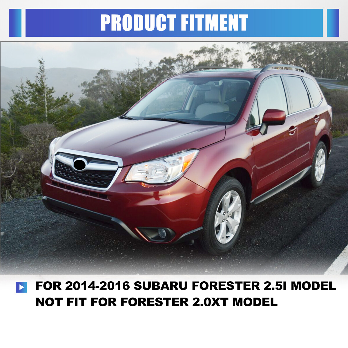 Fog Light Bezel Cover Left Driver Side For 2014-2016 Subaru Forester 2 ...