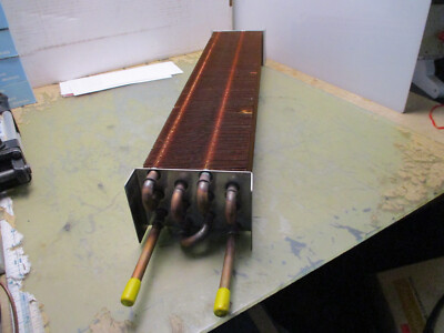 super radiator coils heater copper heat exchanger fluid air 20"x3"x4 ...