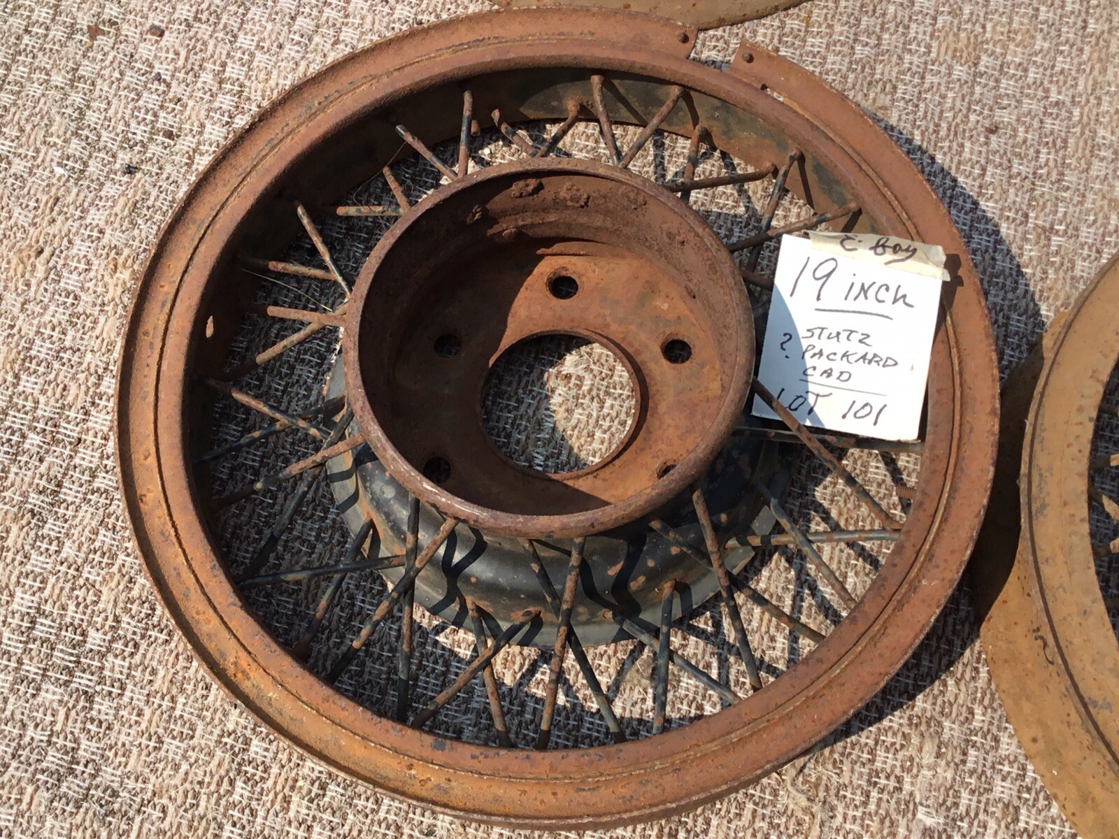 Vintage Wire Wheel 19”- 1920’s 1930’s - 6 Lug. | eBay