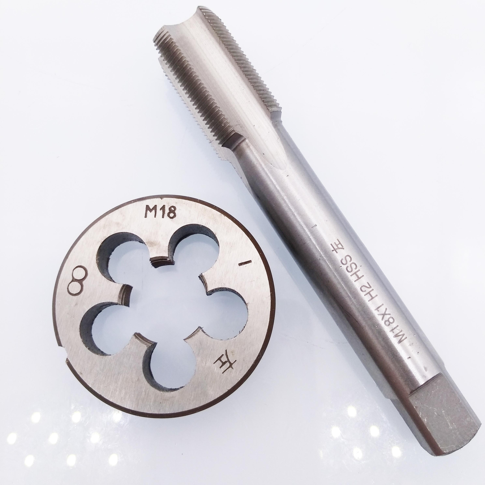 US Stock HSS M18 x 1mm Tap & M18 x 1.0mm Die Metric Thread Left Hand | eBay