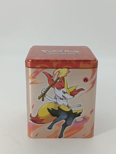 Pokemon Trading Card Game Fire Stacking Collectors Tin TCG - EMPTY C22 ...