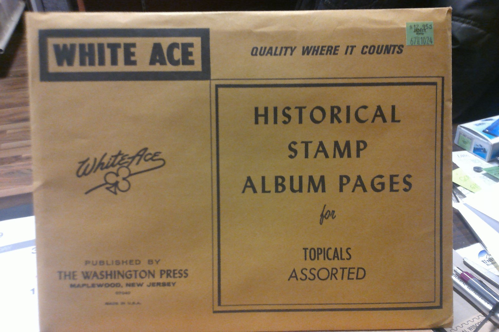 White Ace Stamp Album Pages Topicals Assorted blank pages. | eBay