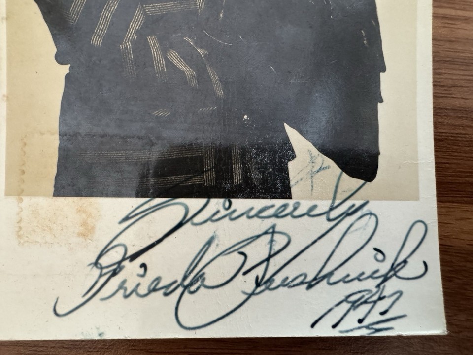 1947 Postcard of Frieda Pushnik — Signed — Rare Sideshow / Vaudeville ...