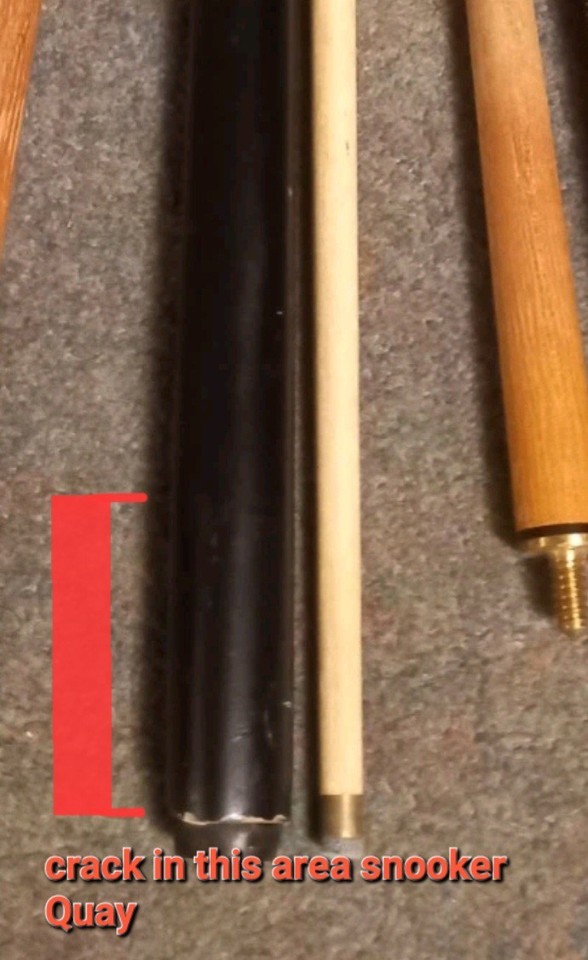 Ronnie O'Sullivan BCE Ash pool Cue... Job Lot of 3. See full ...