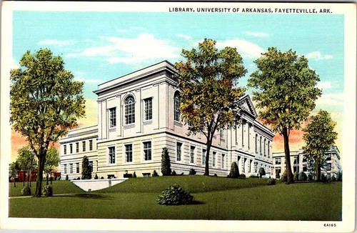 Postcard SCHOOL SCENE Fayetteville Arkansas AR f/20 AK5108 | eBay