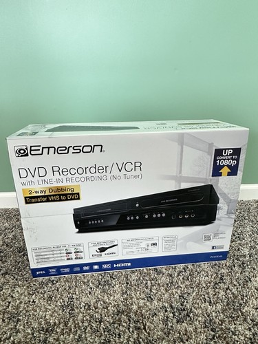 NEW Emerson ZV427EM5 DVD Recorder VCR Combo Player 1080p Remote ...