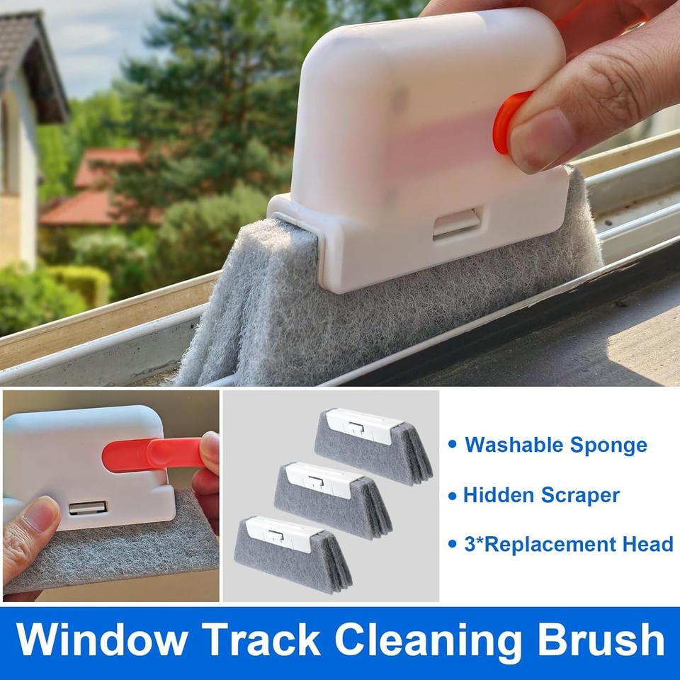 Window Sill Cleaner Tool Kit 10pcs for Tracks, Crevices & | eBay