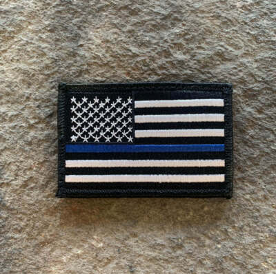 Embroidered Thin Blue Line Patch | eBay