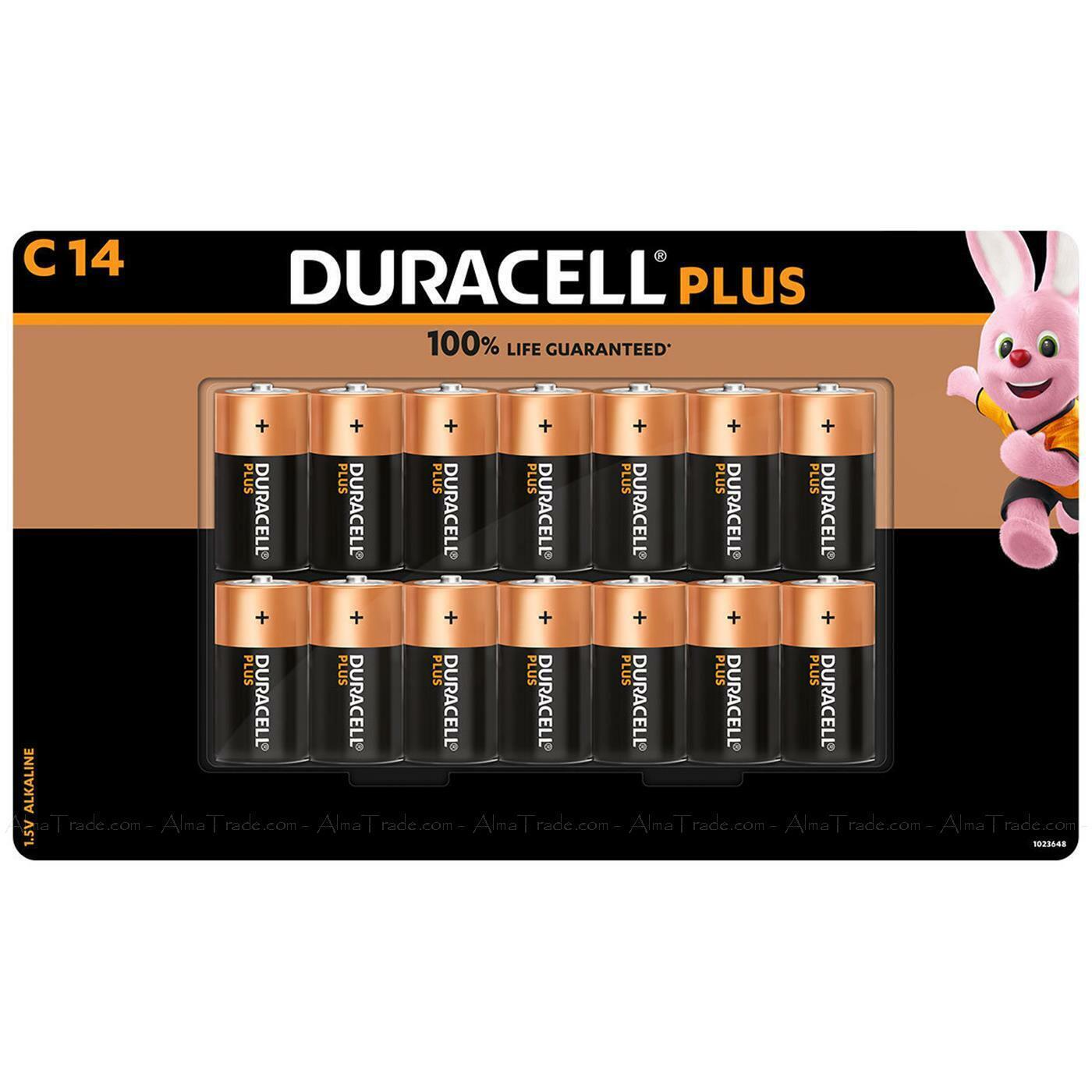 Duracell Power Plus Size Type C Alkaline Battery - 14 Count for sale ...