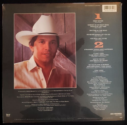 George Strait - #7 - Sealed - New Old Stock - MCA 5750 - 1986 | eBay