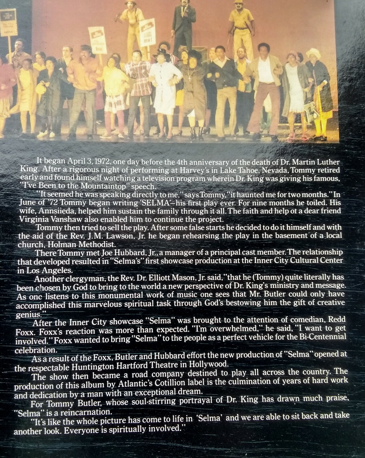 'The SELMA Album' Orig Cast 2X LP Cotillion SD 2-110 Stereo 1976 GF MLK ...