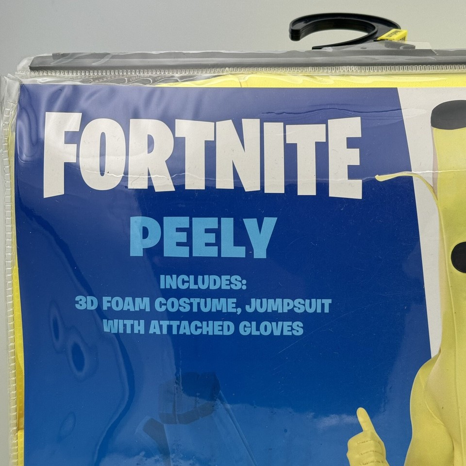 [01550219] Spirit Halloween Fortnite Adult Peely Costume Sizes Vary | eBay