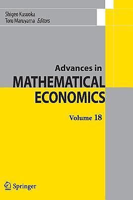 Advances in Mathematical Economics Ser.: Advances in Mathematical ...