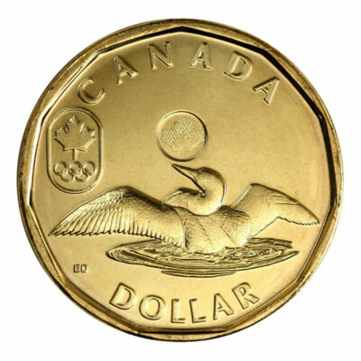 🇨🇦 1 Canadian Dollar $1 Olympic Lucky Loonie Coin, 2012 | eBay