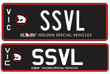 Walkinshaw HSV VL SS Group A Commodore Custom VIC Number Plates - SSVL ...