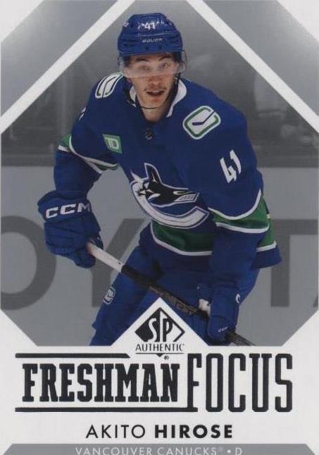 2023-24 Sp Authentic - Freshman Focus Akito Hirose #FF-35 (RC) for sale ...