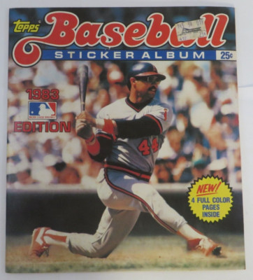 Vintage 1983 Baseball STICKER ALBUM Topps Edition Mostly Complete MLB ...