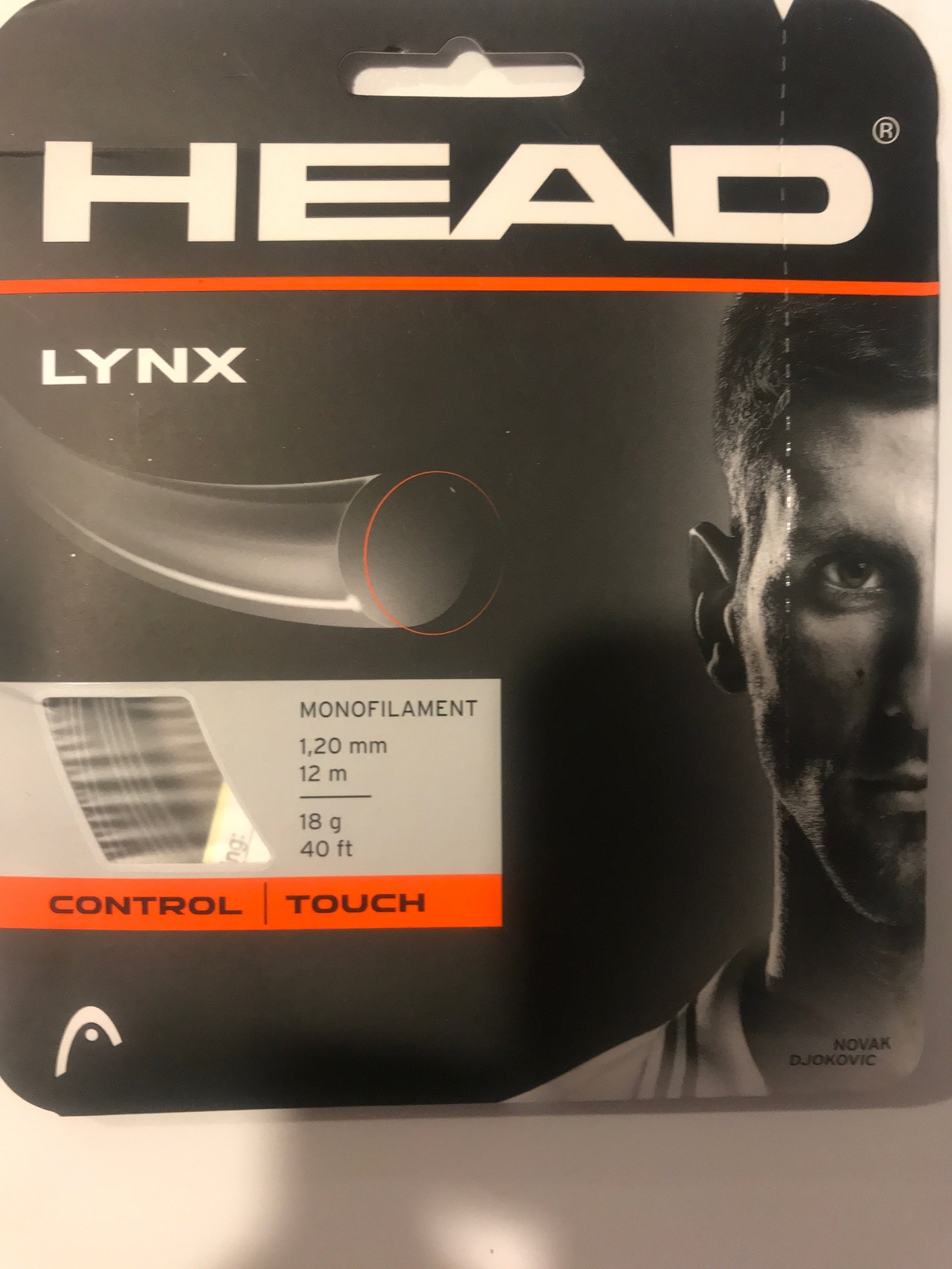 Head Lynx 18G Tennis String Set - Anthracite | eBay
