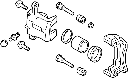Nissan/INFINITI 41011-JN00A Disc Brake Caliper (Left | eBay