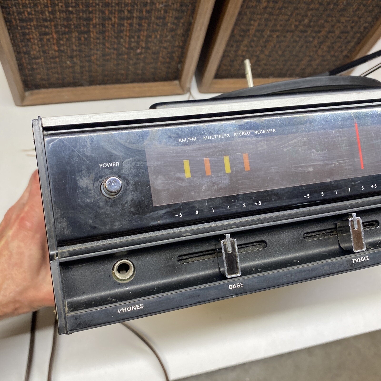 Lloyd’s 1b17-210A Vintage Record Player AM FM receiver 40w Speakers ...