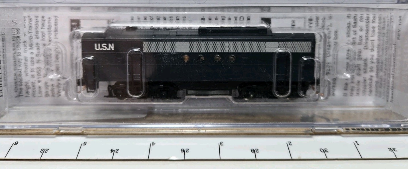 Micro Trains Line U.S. NAVY Series FT Powered B Unit Locomotive | eBay