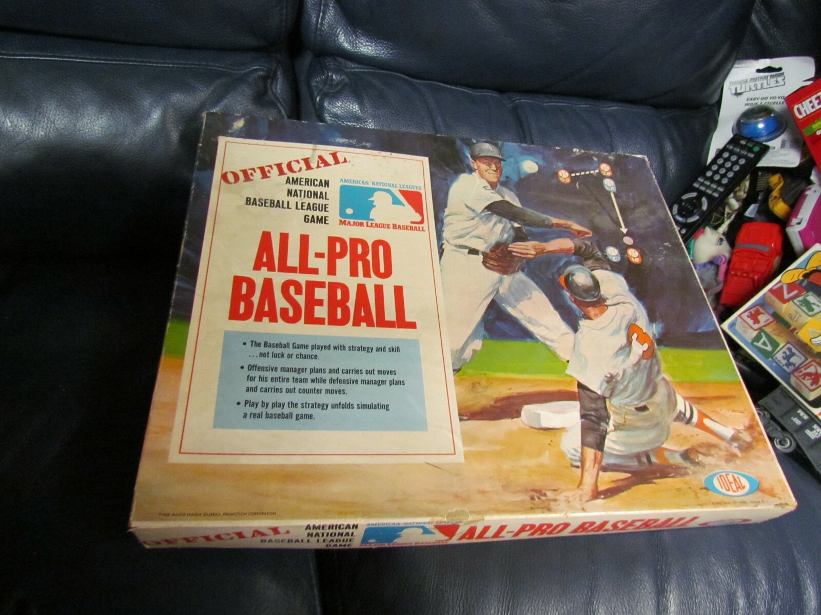 Ideal Toy Vintage 1969 All Pro Baseball American League Baseball Board ...