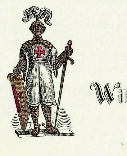 1880's Knights Templar St. Simon Of Cyrene Commandery Davenport, IA Fab ...