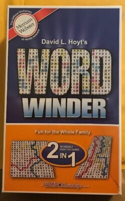 David L. Hoyt's: "WORD WINDER" 2 Addictive Games In 1 [BRAND NEW SEALED ...