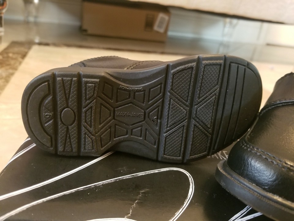 Max + Jake - Boys Loafers - Dress Shoes BLACK - Size 6 | eBay